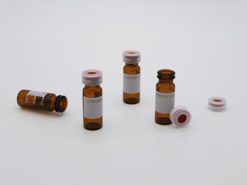 Hydrolysis Vials, with snap ring caps