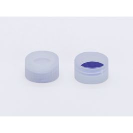 PP Screw-on Caps, pierceable silicone/PTFE septa, 1.0 mm